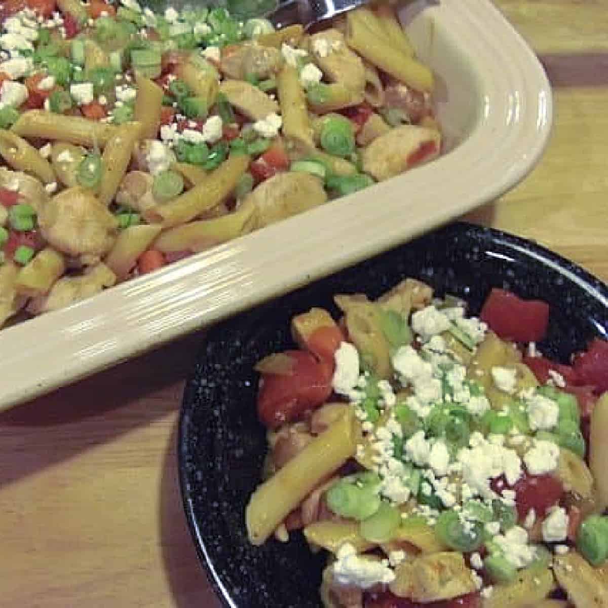 Buffalo Chicken Pasta Recipe - Kudos Kitchen by Renee