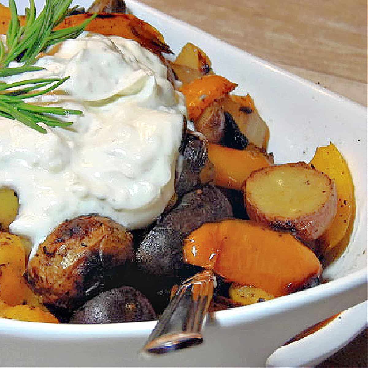 Colorful New Potatoes Recipe - Kudos Kitchen by Renee