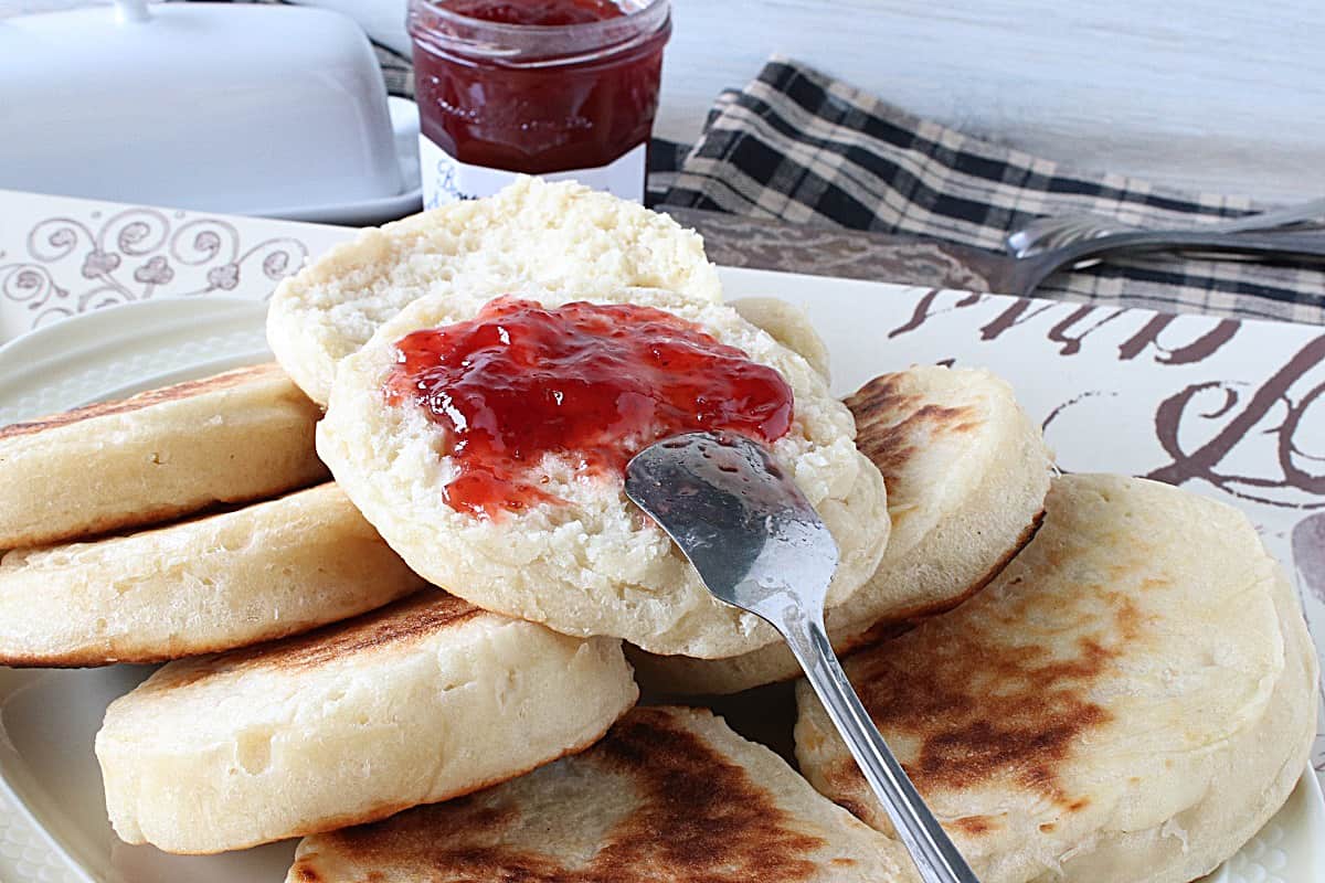 Homemade English Crumpets - Kudos Kitchen by Renee