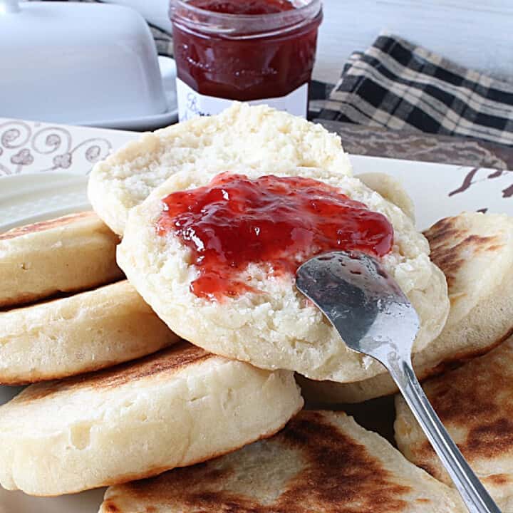 Homemade English Crumpets - Kudos Kitchen by Renee
