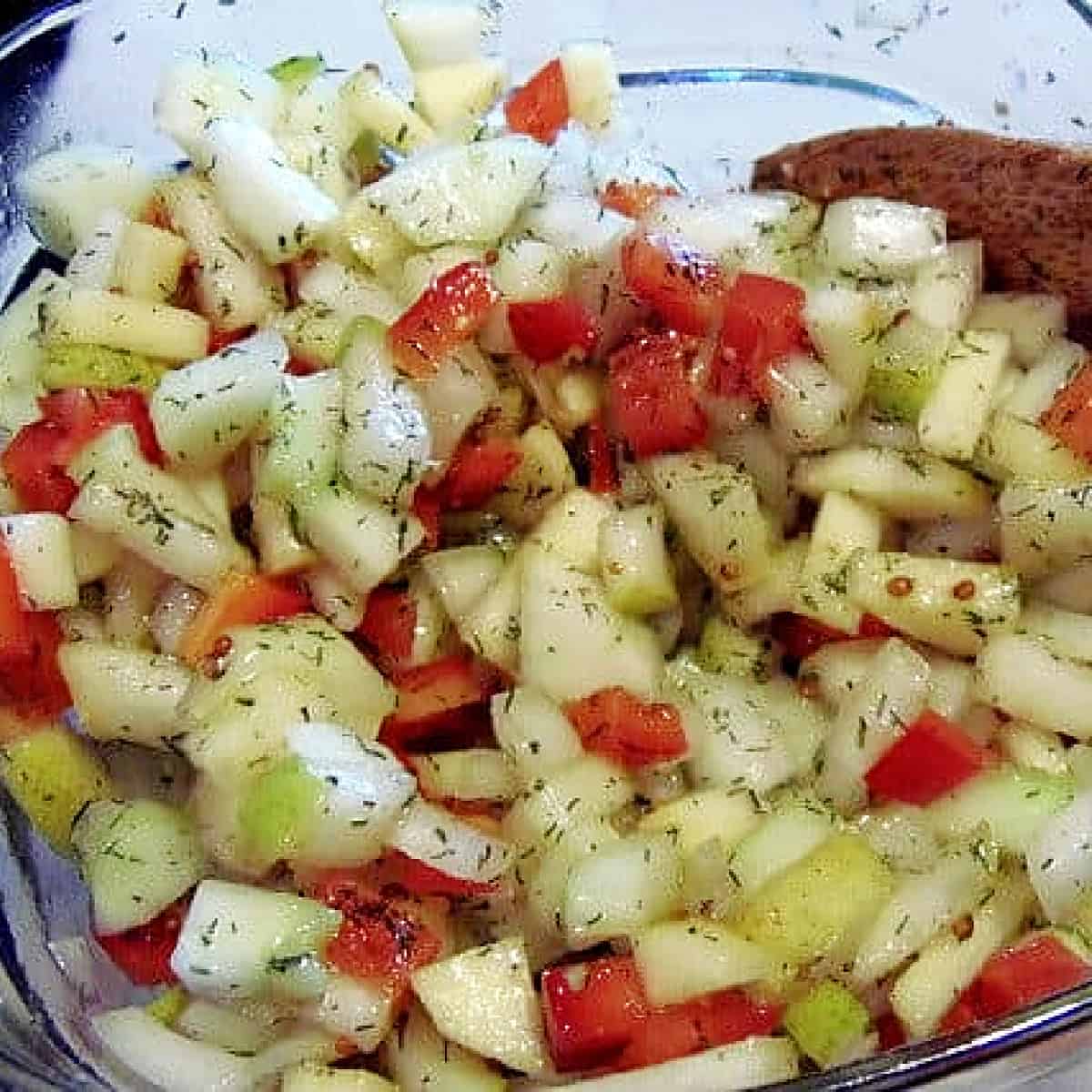Apple Pear and Cucumber Salad Recipe - Kudos Kitchen by Renee