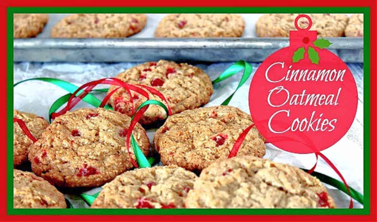 Cinnamon Oatmeal Cookies Recipe - Kudos Kitchen by Renee