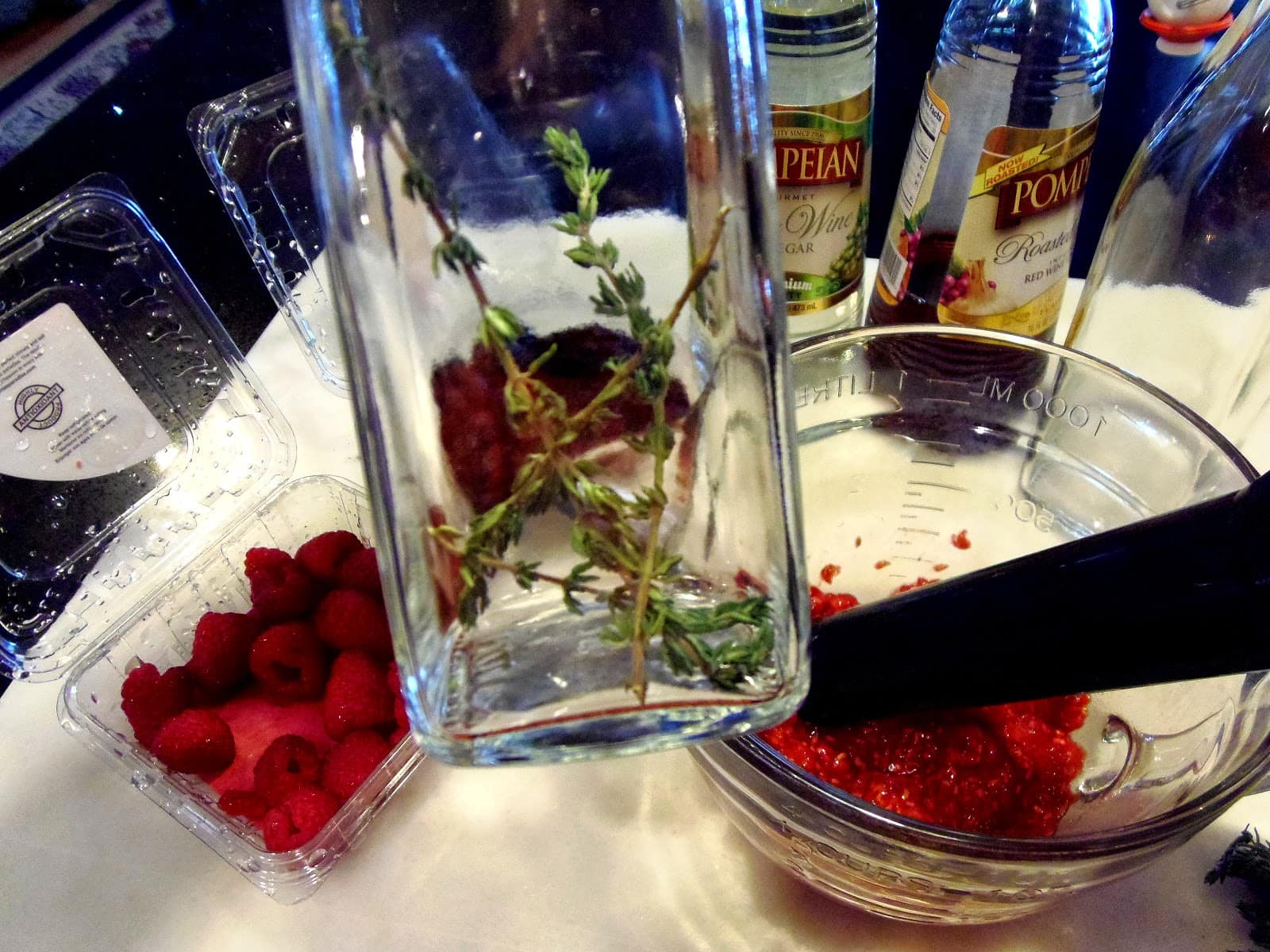 Homemade Berry Infused Vinegar Recipe - Kudos Kitchen by Renee