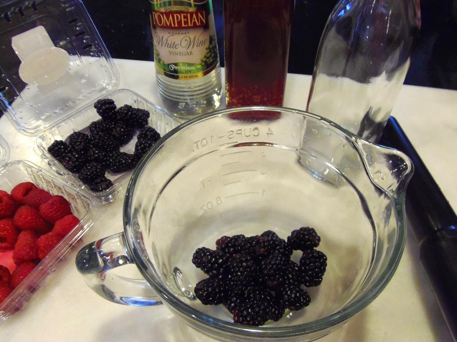 Homemade Berry Infused Vinegar Recipe - Kudos Kitchen by Renee