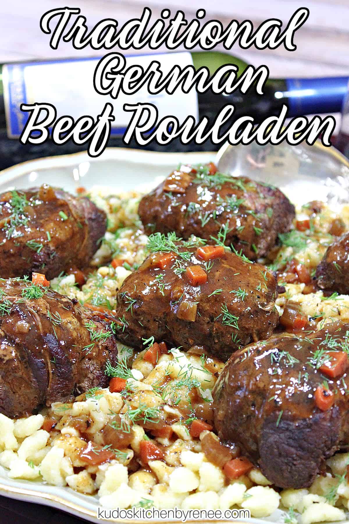Traditional German Beef Rouladen - Kudos Kitchen by Renee