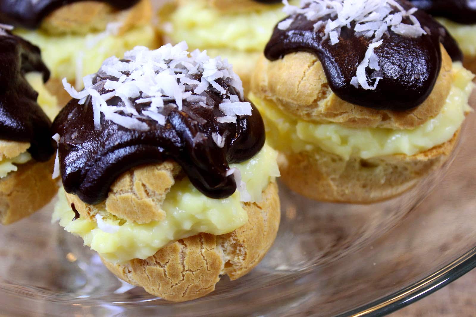 Coconut Cream Puffs Recipe - Kudos Kitchen by Renee