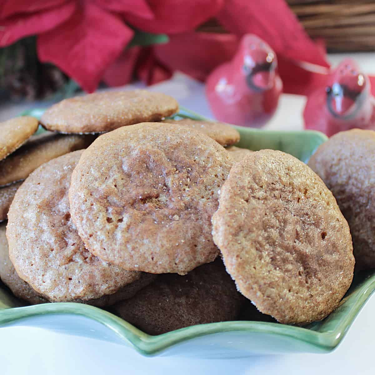 Soft Cinnamon Sugar Gingerbread Cookies Recipe - Kudos Kitchen