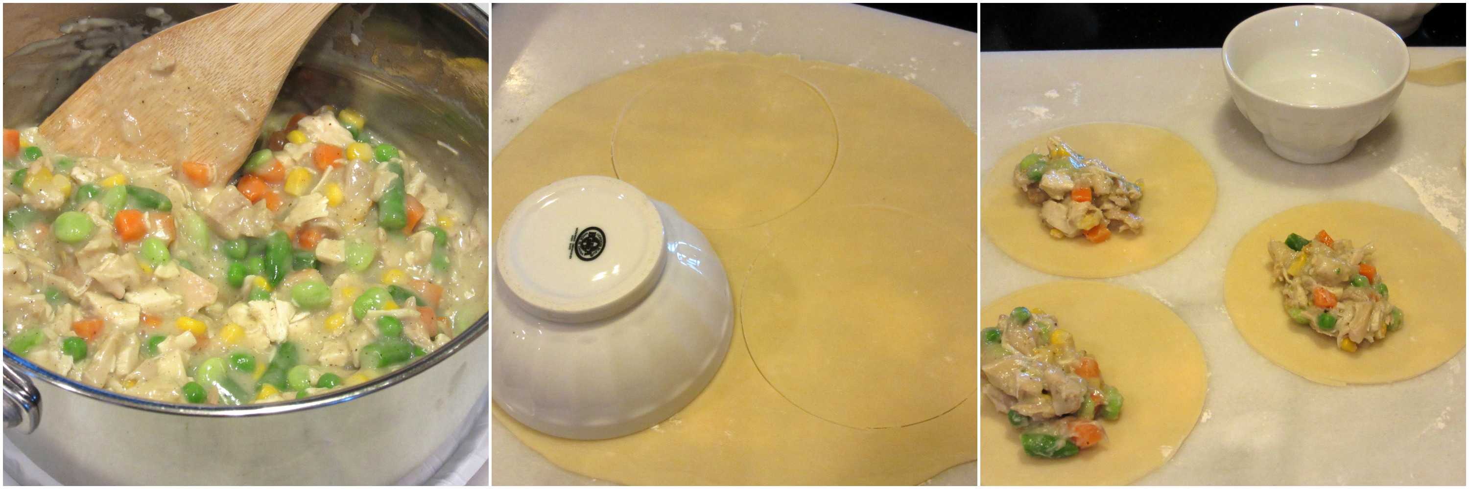 Chicken Pot Pie Pockets