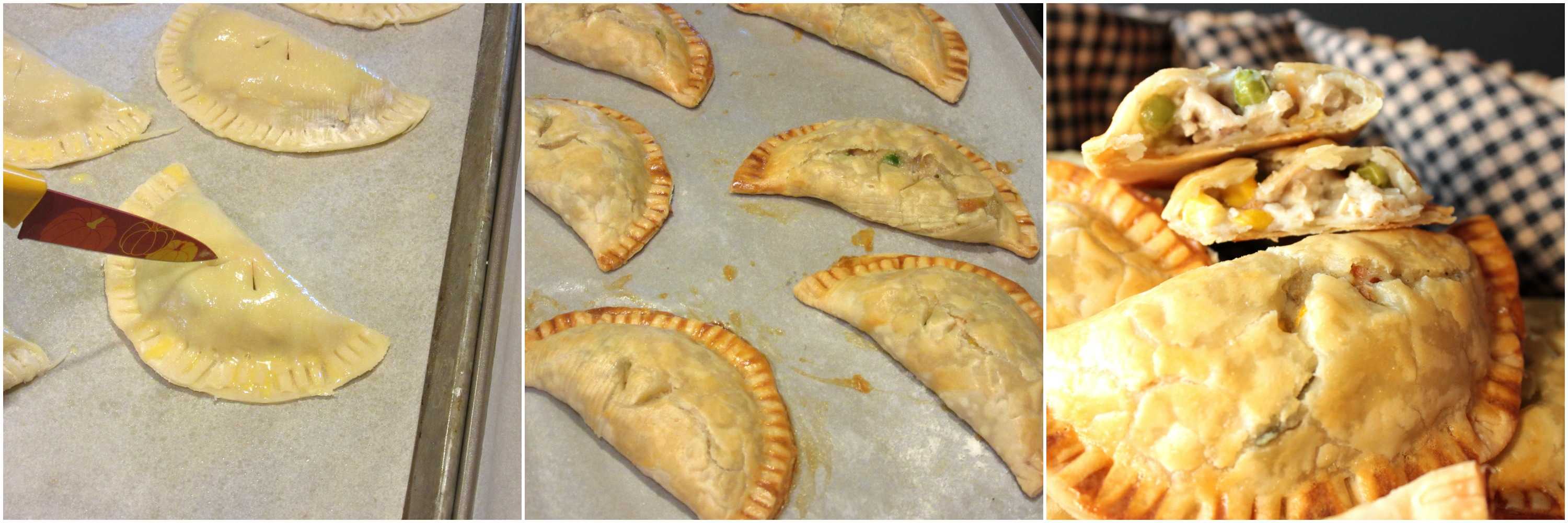 Chicken Pot Pie Pockets