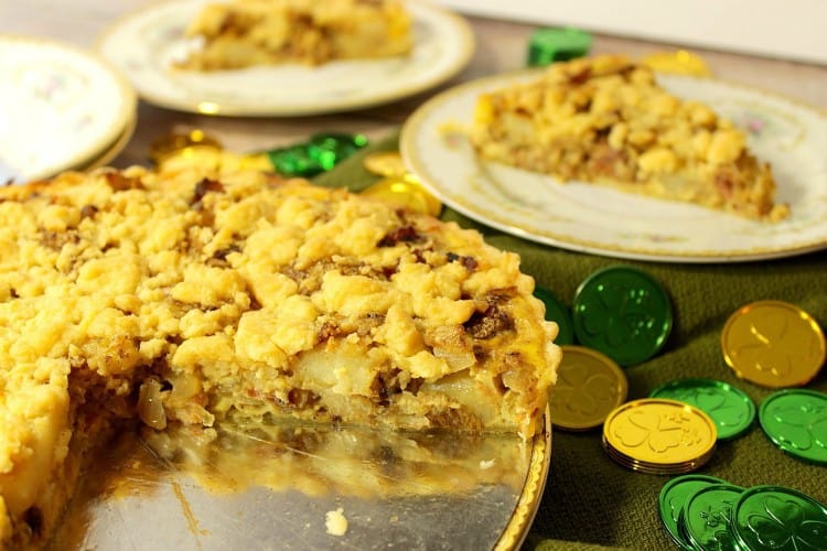 Irish Cheese and Potato Tart - Kudos Kitchen by Renee