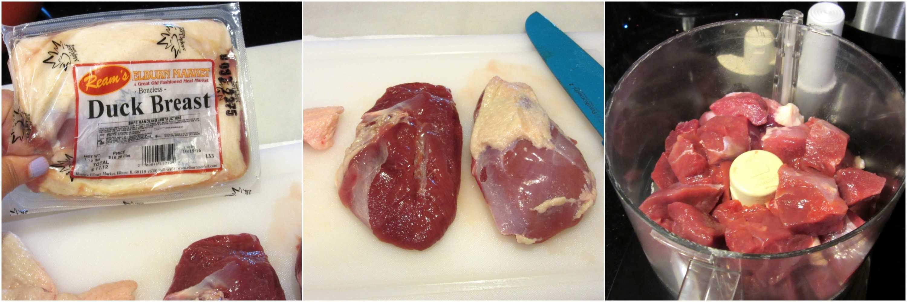 Sweet and Savory Crispy Duck Patties Over Asian Cabbage Recipe