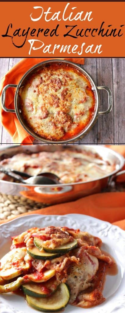 Homestyle Italian Layered Zucchini Parmesan Casserole