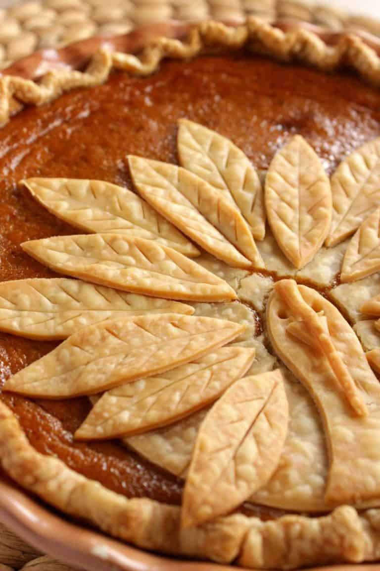 Turkey Crust Pumpkin Pie - Kudos Kitchen by Renee