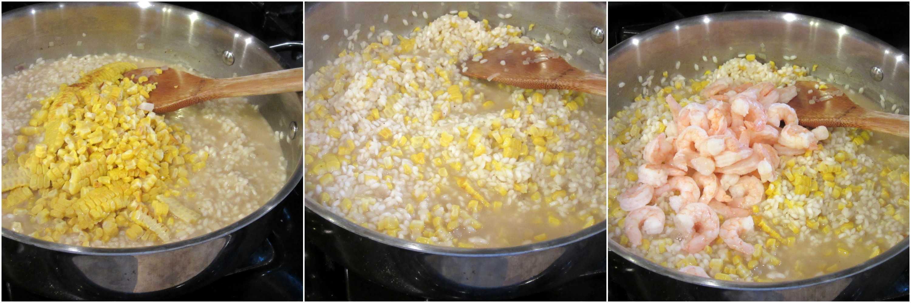 Sweet Corn Risotto with Shrimp Recipe - Kudos Kitchen by Renee