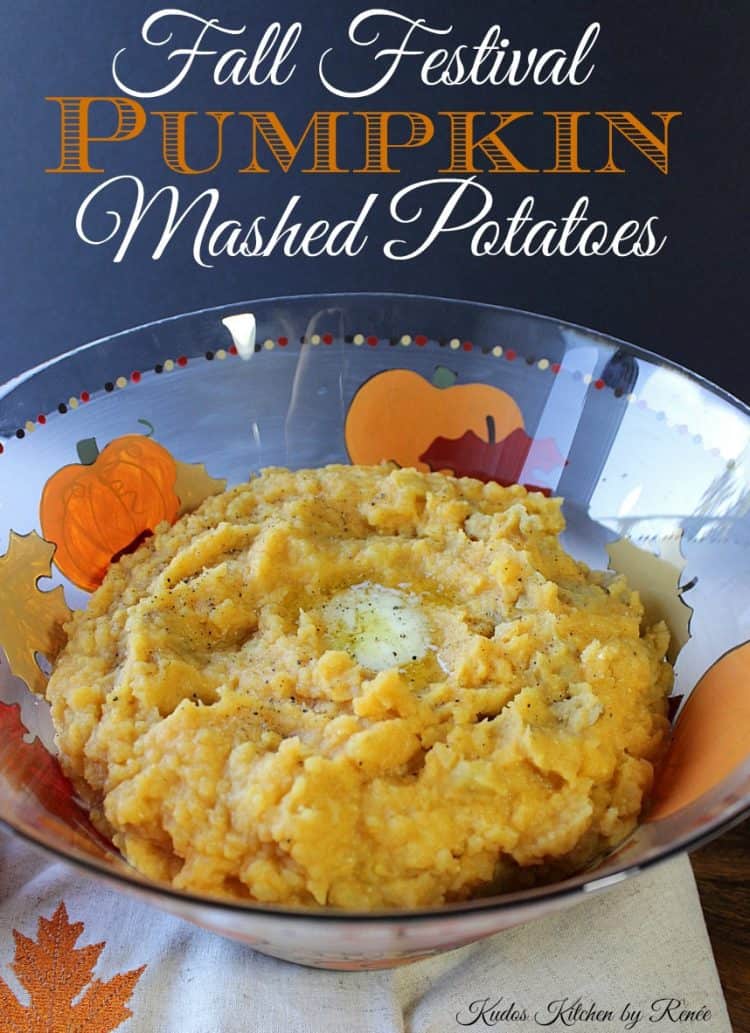 Pumpkin Mashed Potatoes Recipe - Kudos Kitchen by Renee