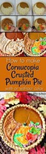 Cornucopia Pumpkin Pie - Kudos Kitchen by Renee