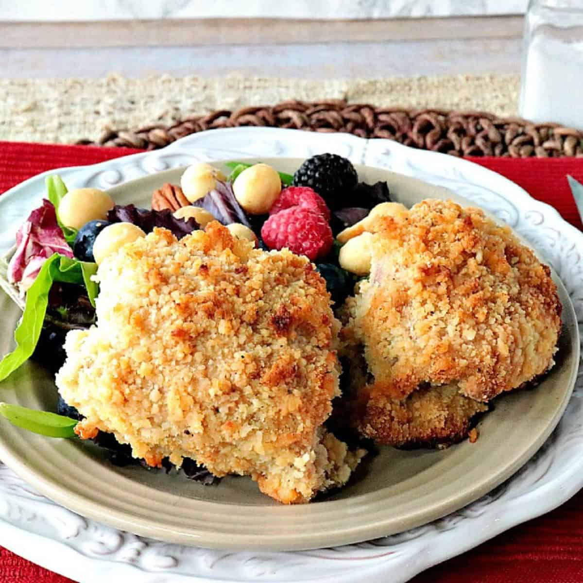 Buttery Macadamia Nut Chicken Thighs - Kudos Kitchen by Renee