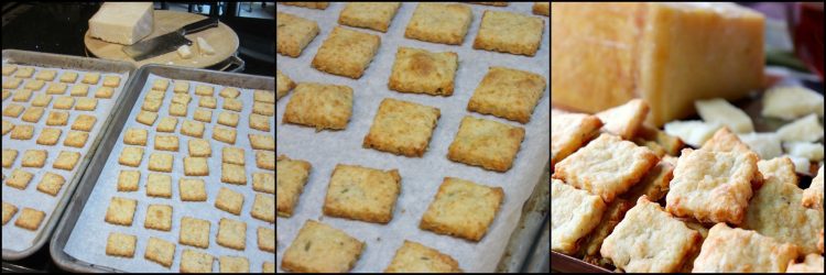 Crispy Golden Parmigiano-Reggiano Parmesan Fennel Crackers