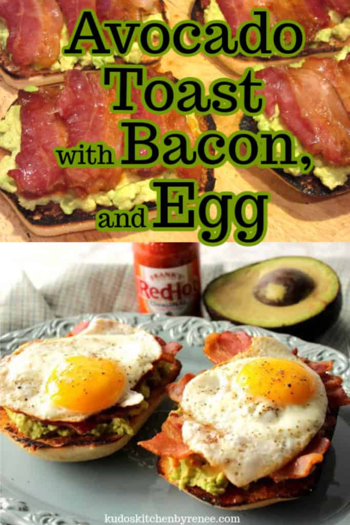 Avocado Toast with Bacon and Egg - Kudos Kitchen by Renee Avocado Toast with Bacon and Egg - Kudos Kitchen by Renee