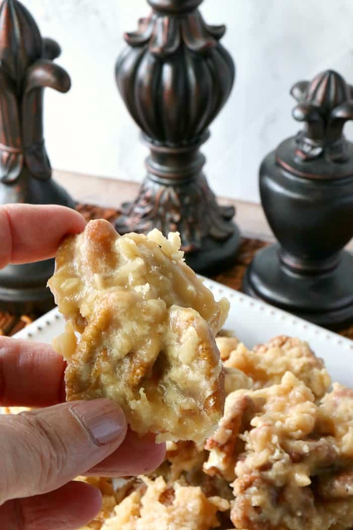 Coconut Pecan Praline Candy - Kudos Kitchen by Renee