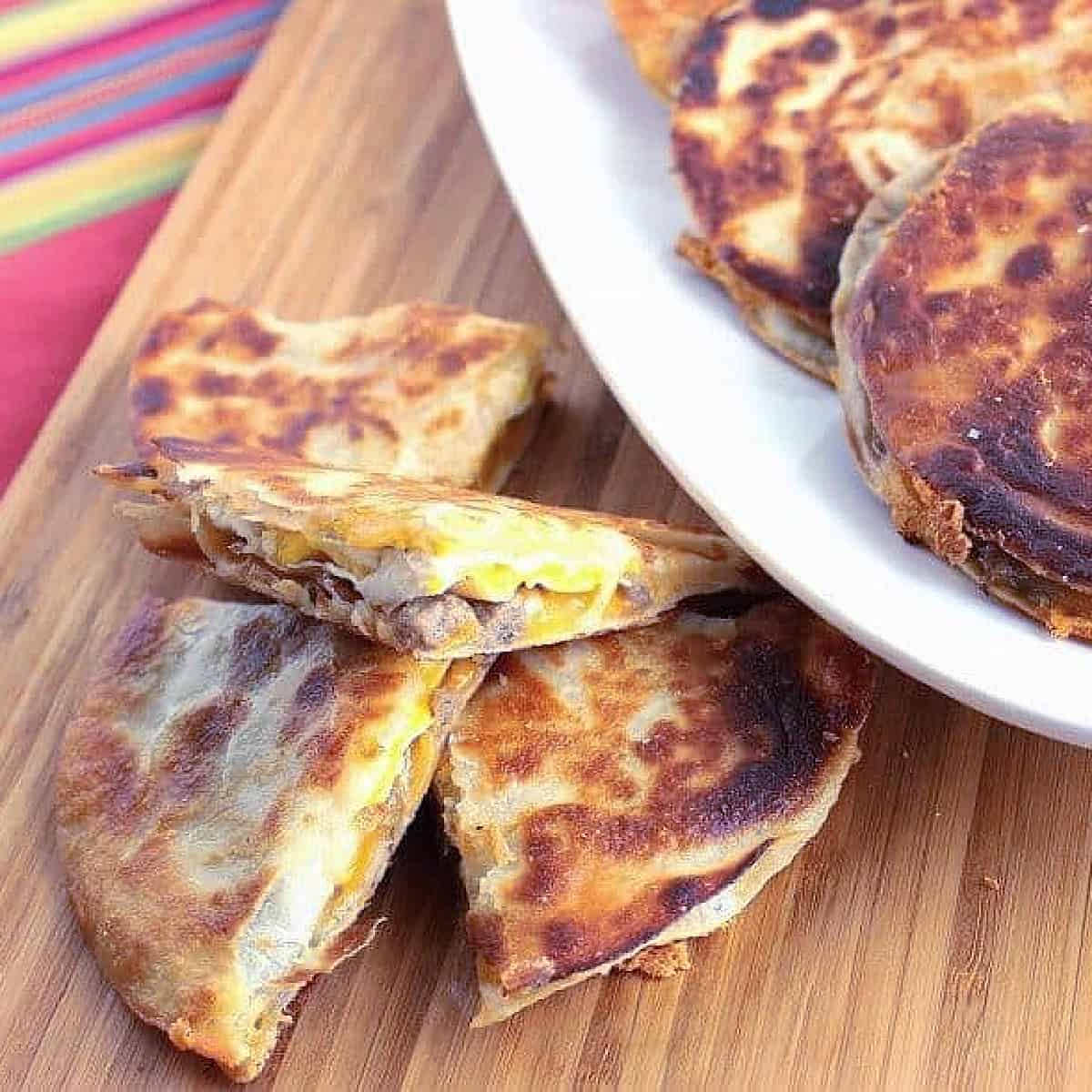 Sausage and Egg Breakfast Quesadillas - Kudos Kitchen by Renee