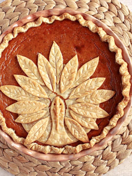 Turkey Crust Pumpkin Pie Recipe - Kudos Kitchen by Renee