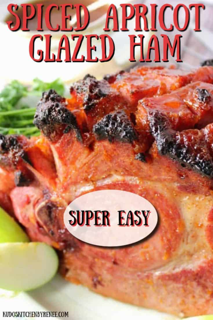 Spiced Apricot Glazed Ham Recipe Kudos Kitchen By Renee