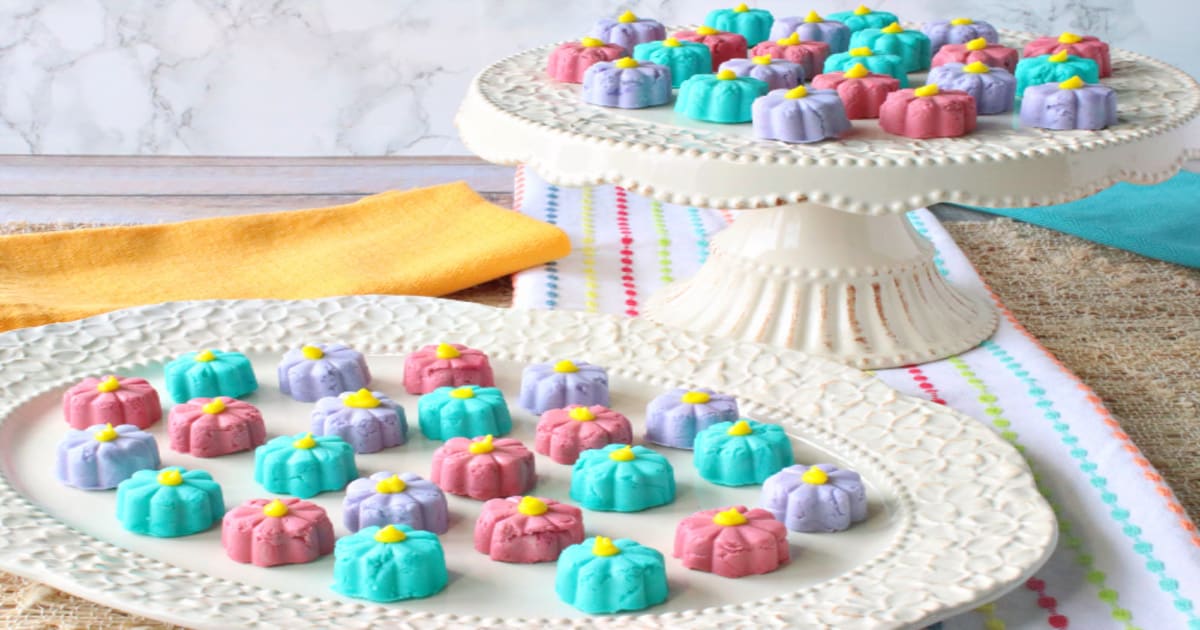 Buttermint Candy Flowers - Kudos Kitchen by Renee