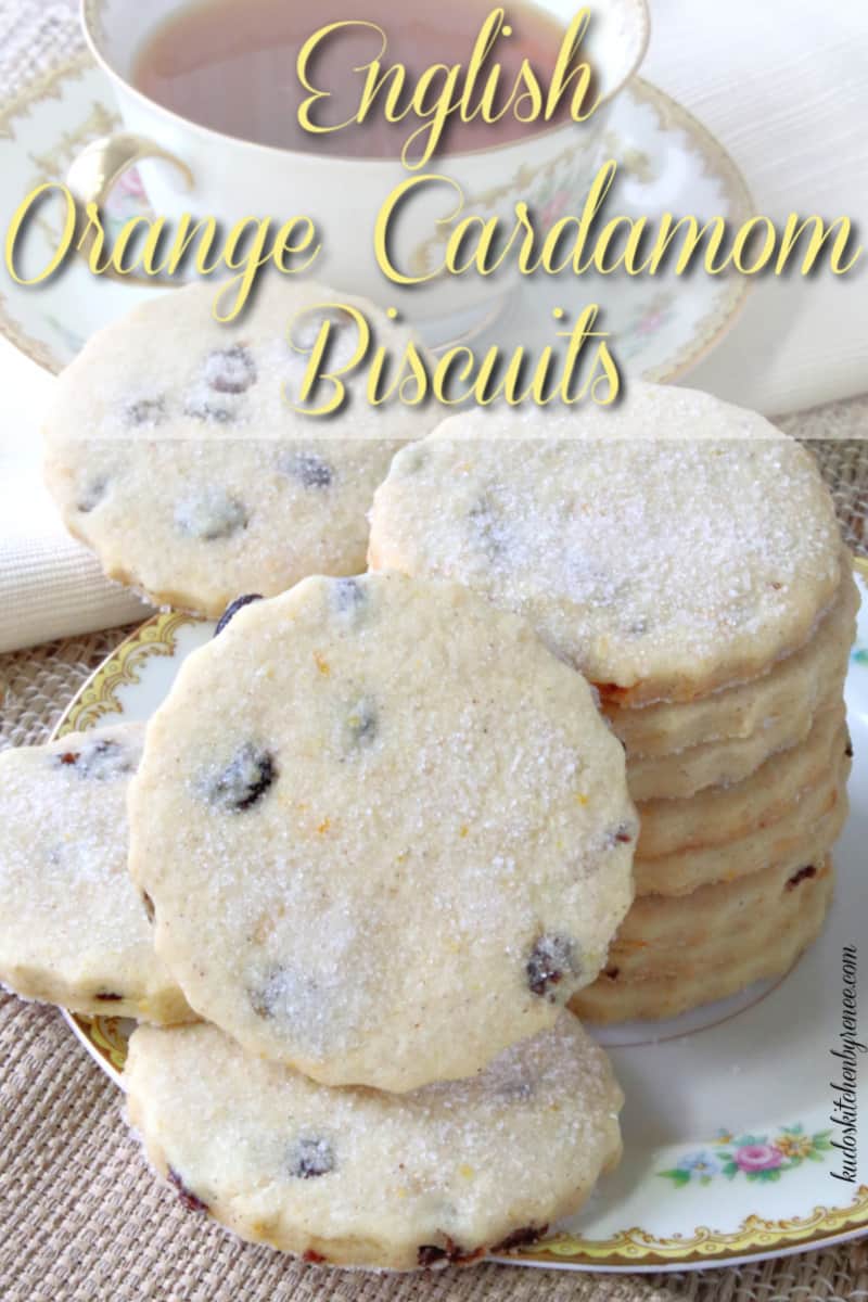 Crispy Crunchy English Orange Cardamom Biscuit Recipe