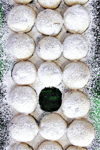 Snowball Cookies with Pistachios and Cranberries Recipe - Kudos Kitchen