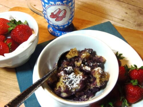 Peggy's Cover Blueberry Grunt Recipe - Kudos Kitchen by Renee