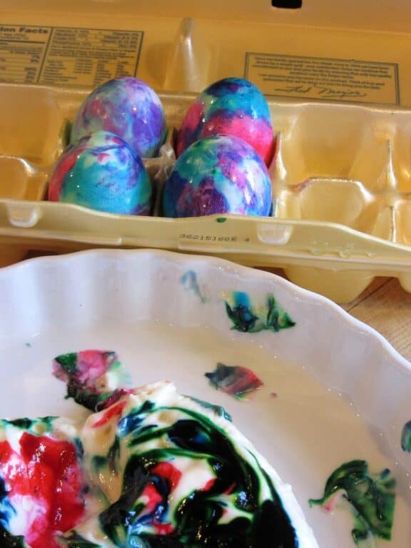 Tie-Dye Easter Eggs Recipe - Kudos Kitchen by Renee