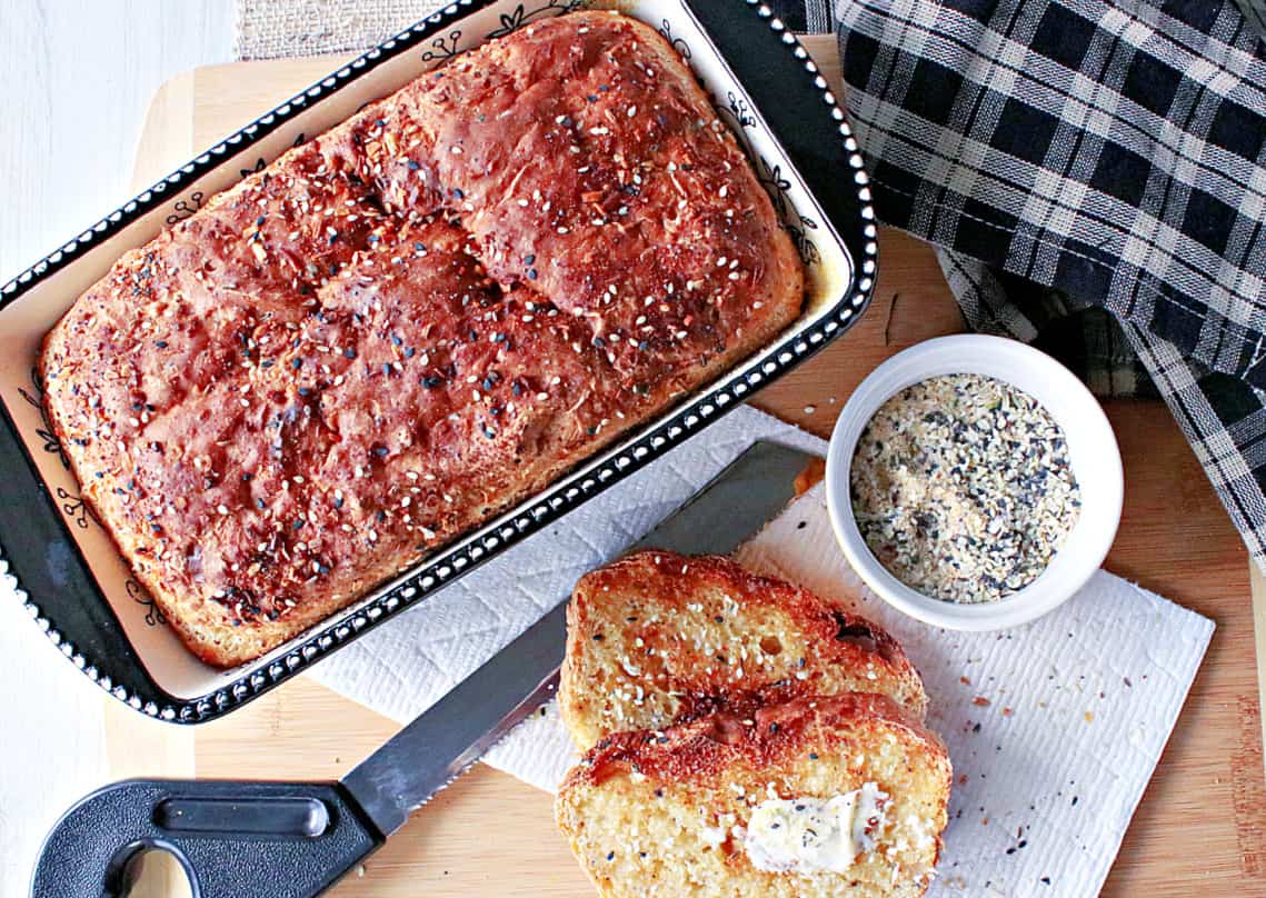 Everything English Muffin Bread Recipe - Kudos Kitchen by Renee