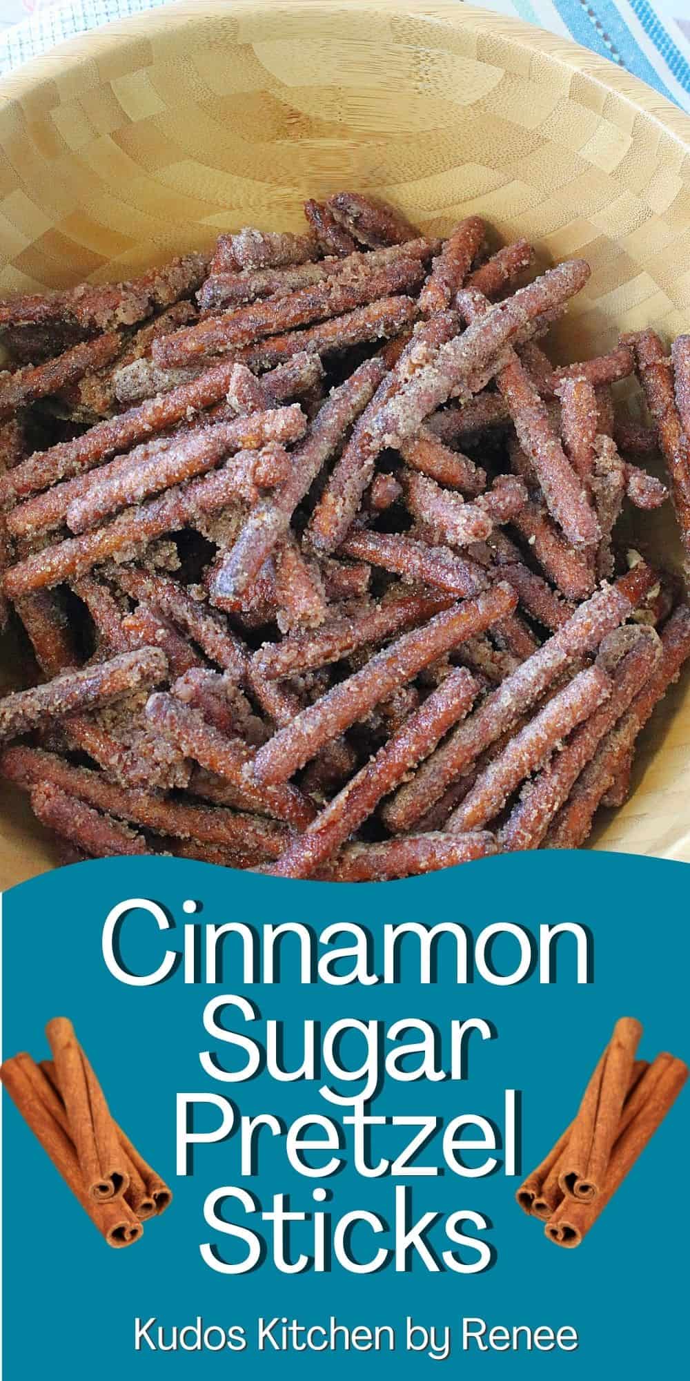 Cinnamon Sugar Pretzel Sticks - Kudos Kitchen by Renee