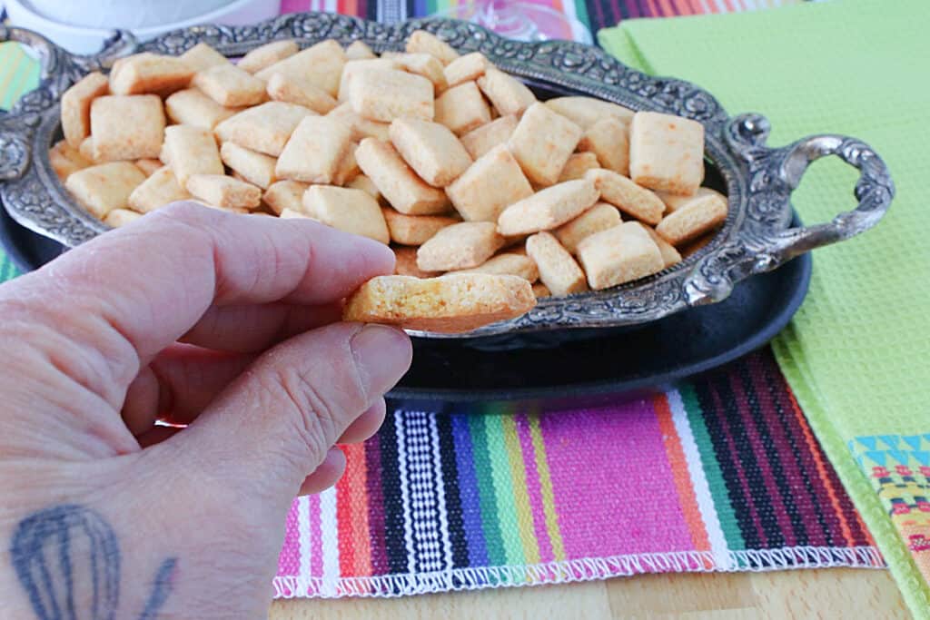 Homemade Cornbread Crackers - Kudos Kitchen by Renee
