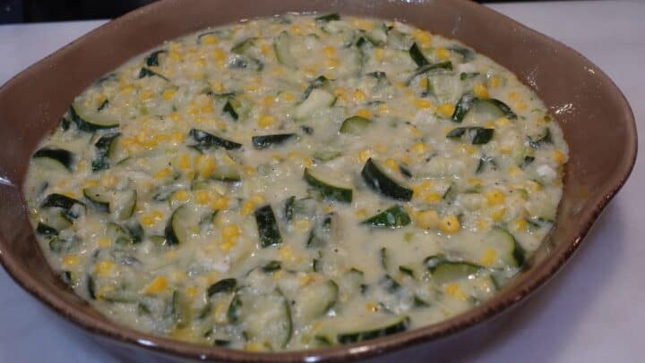 Zucchini Corn Gratin - Kudos Kitchen by Renee