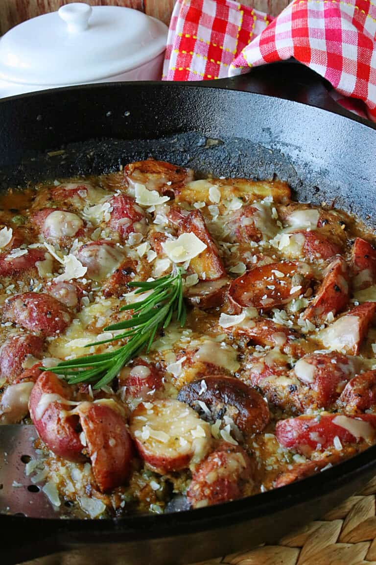 Vesuvio Potatoes and Gravy - Kudos Kitchen by Renee