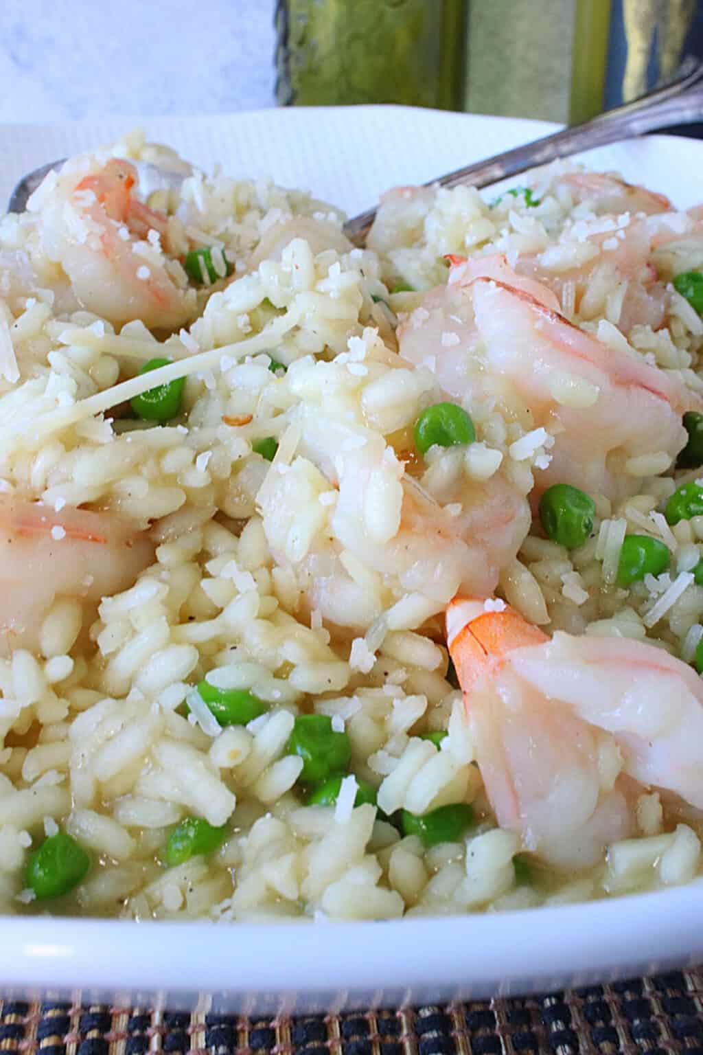 Shrimp Scampi Risotto with White Wine - Kudos Kitchen by Renee