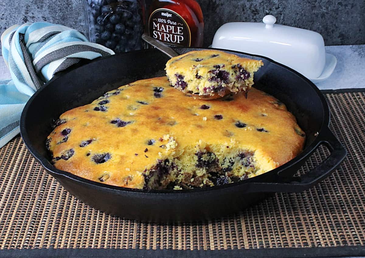 Sweet and Savory Cornbread Breakfast Casserole - Kudos Kitchen by Renee