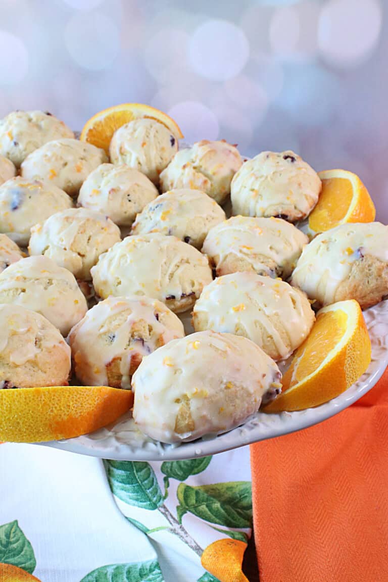 Orange and Cranberry Ricotta Cookies - Kudos Kitchen by Renee