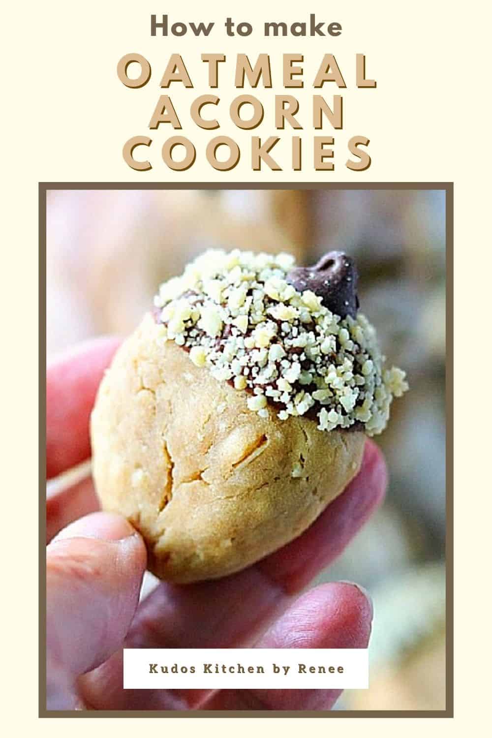 Oatmeal Acorn Cookies - Kudos Kitchen by Renee