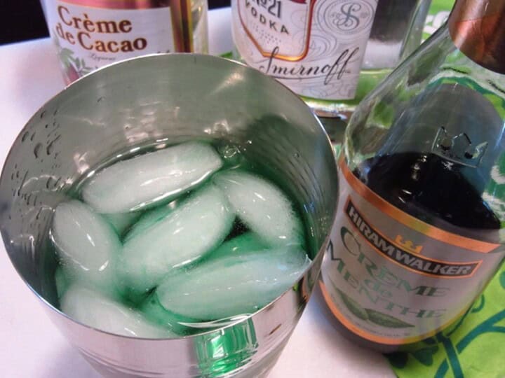 Irish Grasshopper Cocktail - Kudos Kitchen by Renee