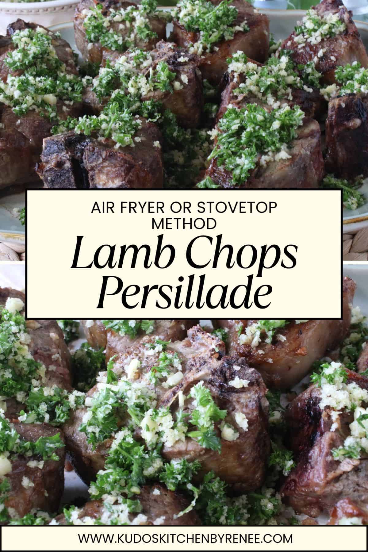 Succulent Lamb Chops with Persillade - Kudos Kitchen by Renee