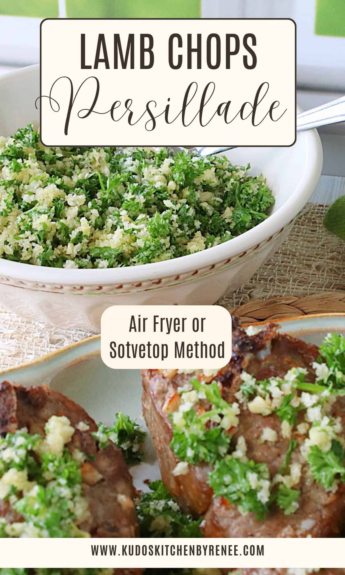 Succulent Lamb Chops with Persillade - Kudos Kitchen by Renee