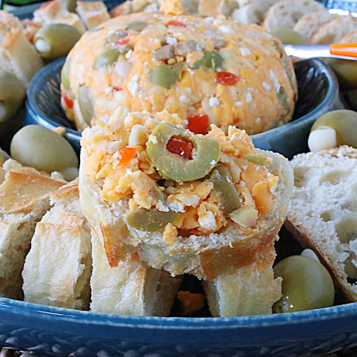 Dirty Martini Pimento Cheese (no alcohol) - Kudos Kitchen by Renee