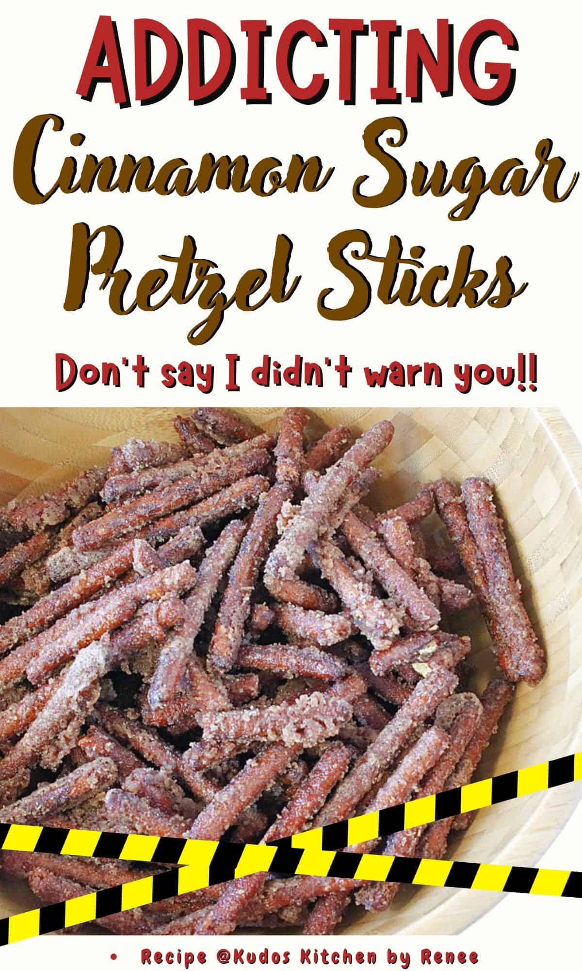 Cinnamon Sugar Pretzel Sticks - Kudos Kitchen by Renee